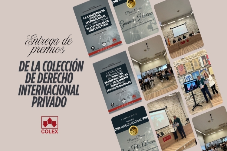 Dos obras brillan en los Premios Colección de Derecho Internacional Privado 2025 - Colex